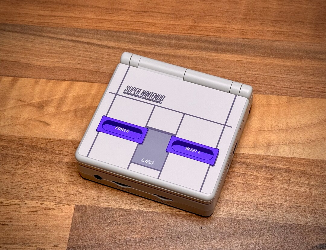 Anbernic RG35XX SP SNES US Mod Buttons and Sticker Beige/grey (device ...