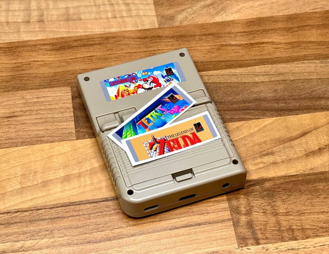 Back Stickers for Miyoo Mini PLUS (mario, Tetris, Zelda) (only 3 ...