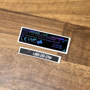 Back Stickers for Miyoo Mini PLUS (only 2 Stickers, Device Not Included ...