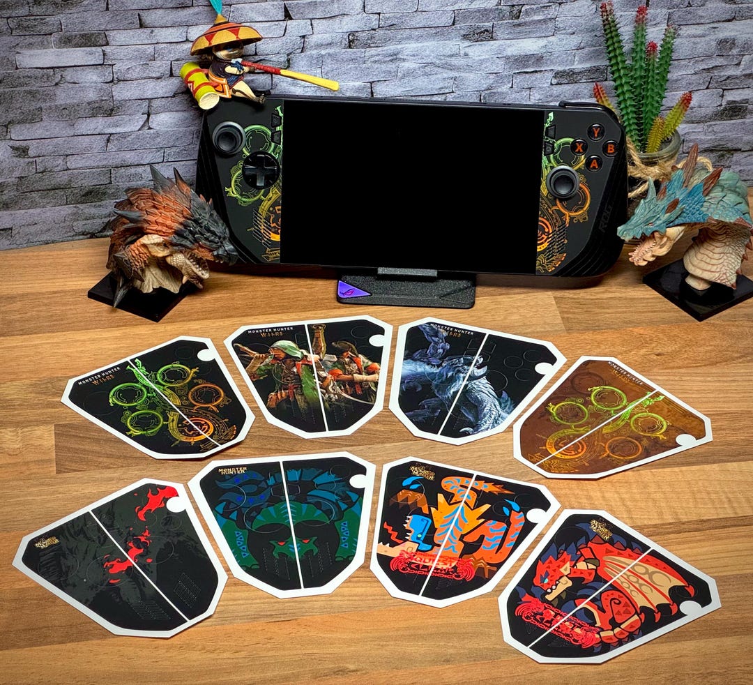 ROG Ally X Monster Hunter Front Stickers (device Not Included) - Etsy
