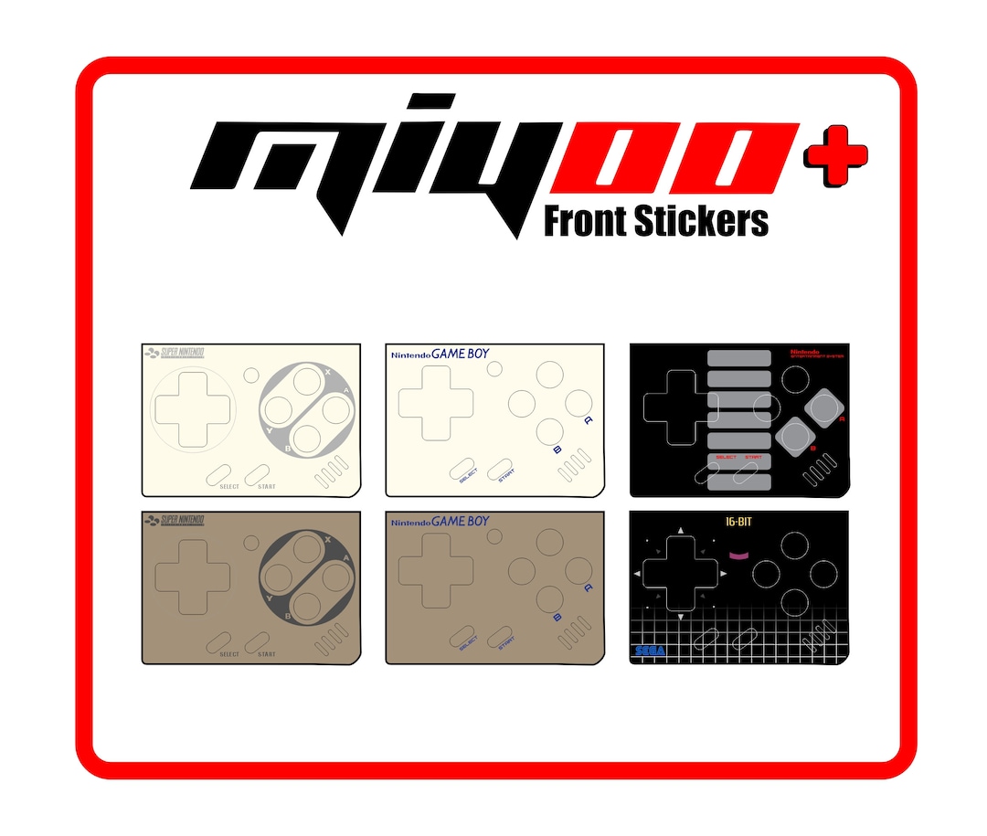 Front Sticker for Miyoo PLUS (buttons Not Included)(device Not Included ...