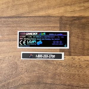 Back Stickers for Miyoo Mini PLUS (only 2 Stickers, Device Not Included ...