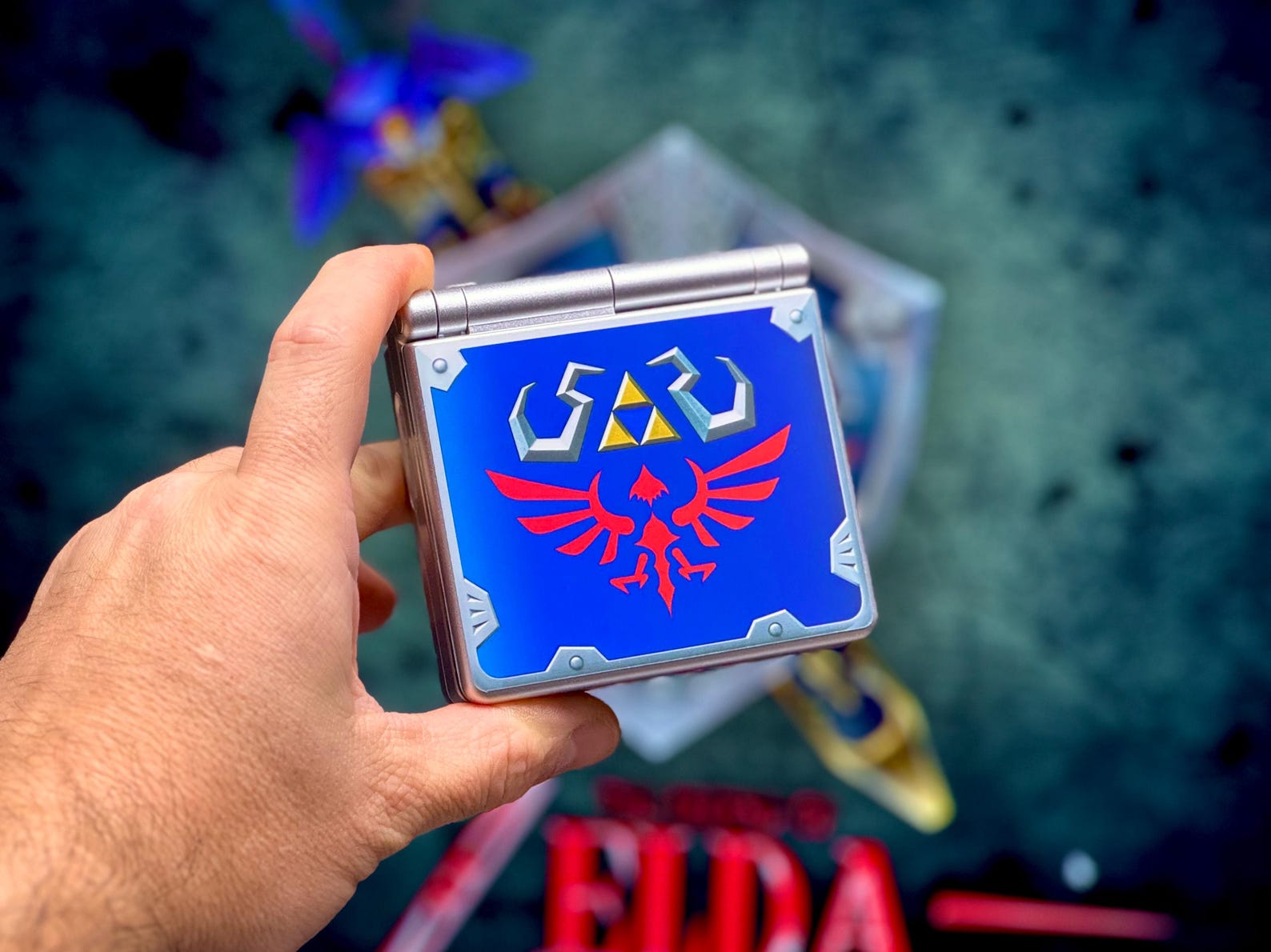 Anbernic RG35XX SP Hylian Shield Sticker (only the Sticker, Device Not ...