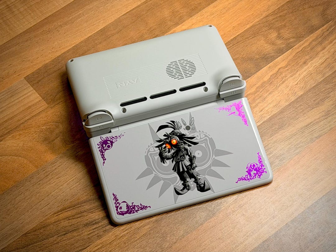 Adesivo in vinile lucido beige viola Ayn Thor Skin Zelda Skull Kid ...