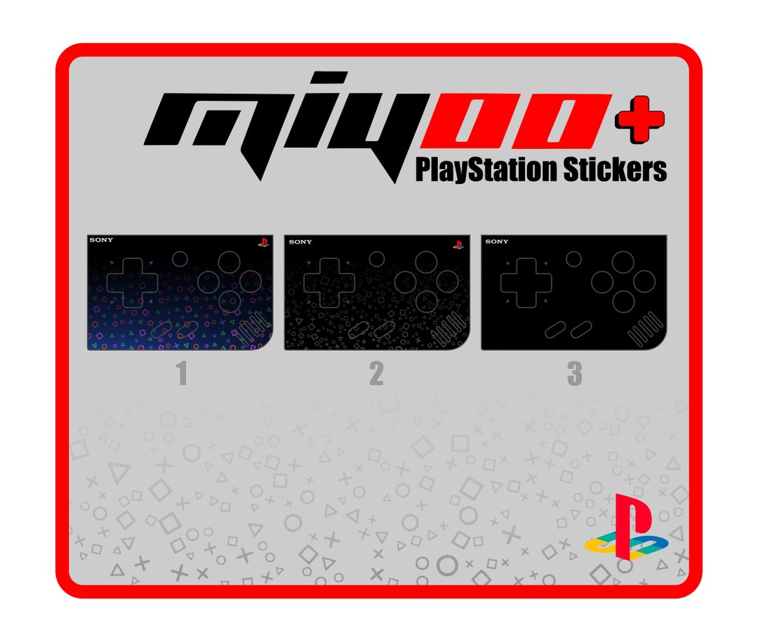 Playstation Front Sticker Miyoo PLUS (buttons Not Included,device Not ...