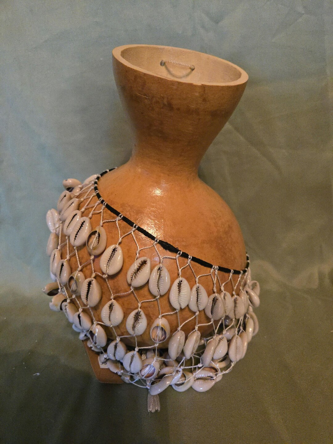 Unique Open Handle Cowrie Shell African Gourd Shaker - Etsy