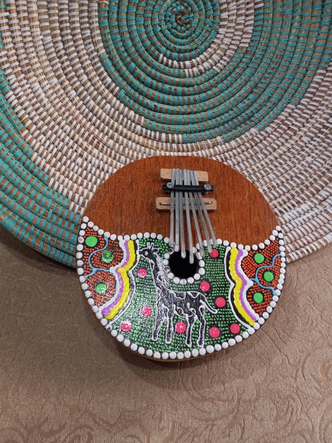 Black History Thumb Piano African Kalimba Tribal Mbira Musical ...