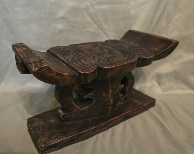 Black History Stool Traditional Gye Nyame Except for God Hand Carved ...