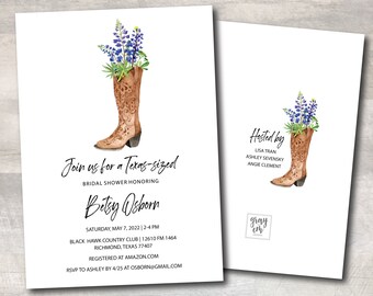 Texas Bridal Shower - Etsy