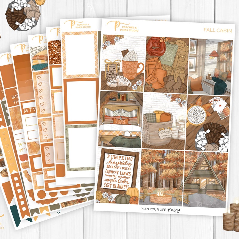 Fall Planner Stickers - Etsy