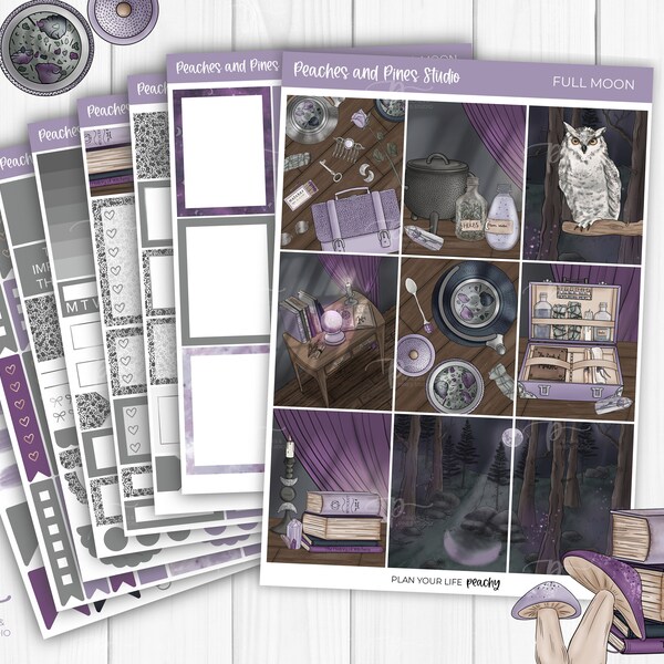 Witch Planner Stickers - Etsy