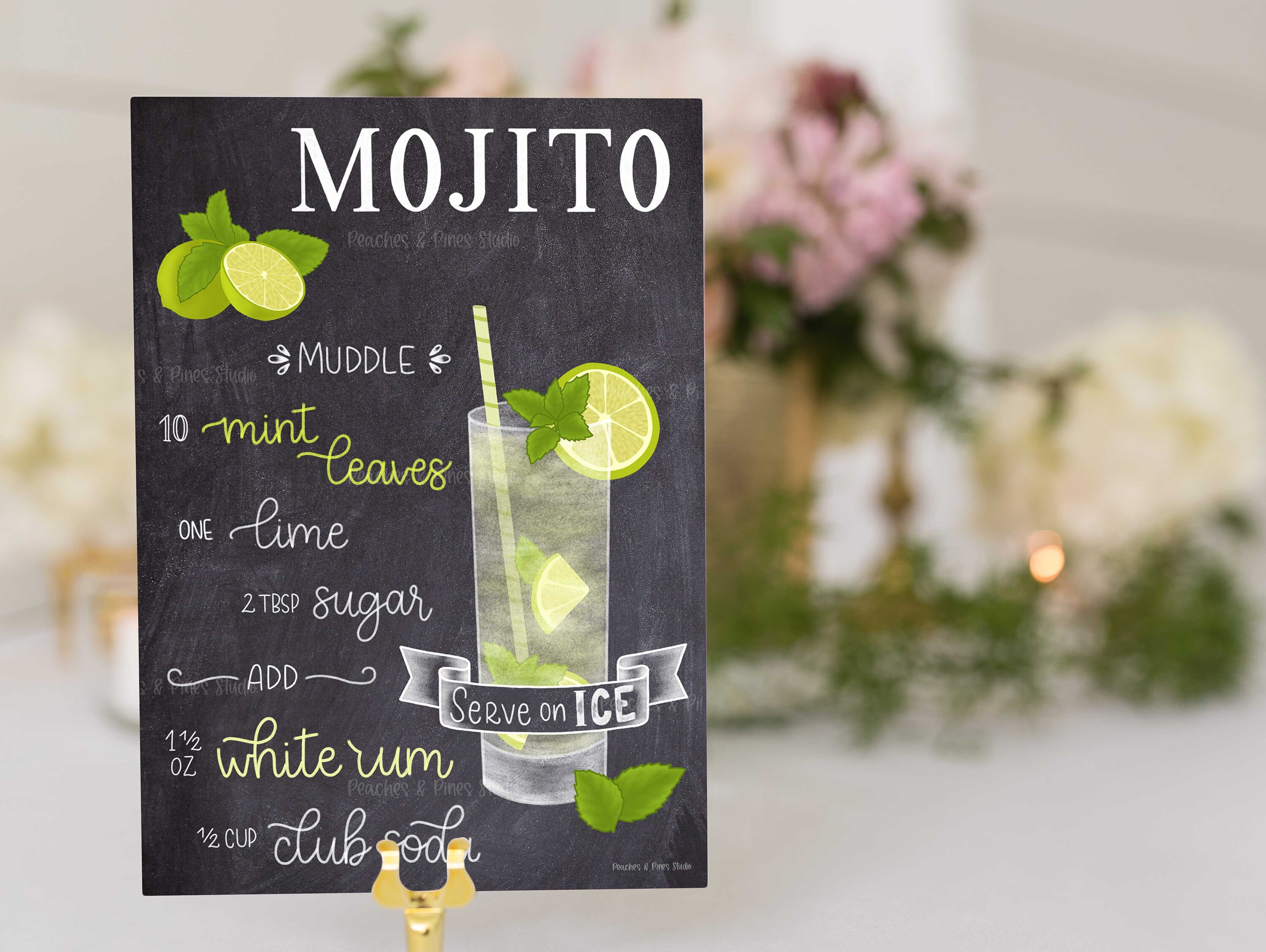Prints Art & Collectibles Mojito art print Mojito poster Mojito print ...