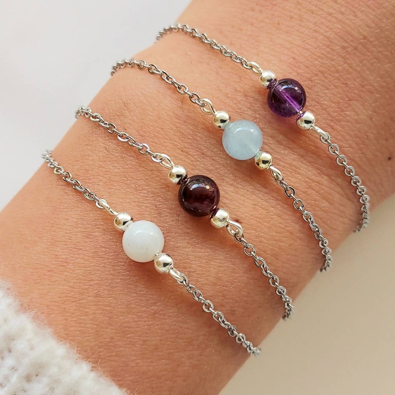 Stone Bracelet - Etsy