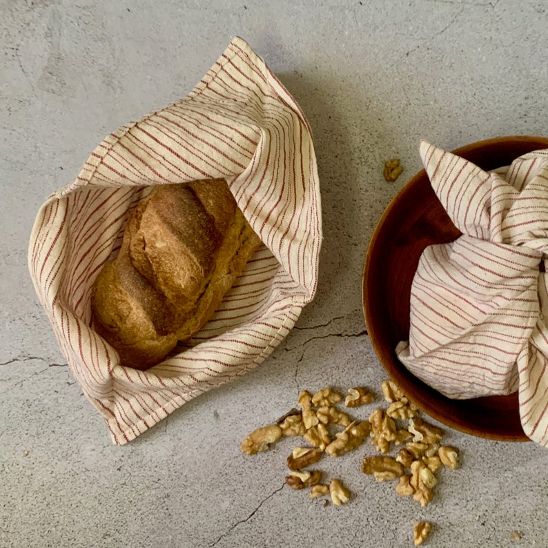 Black Lines Organic Cotton Bento Bag, Bento Wrap in Indian Heirloom ...