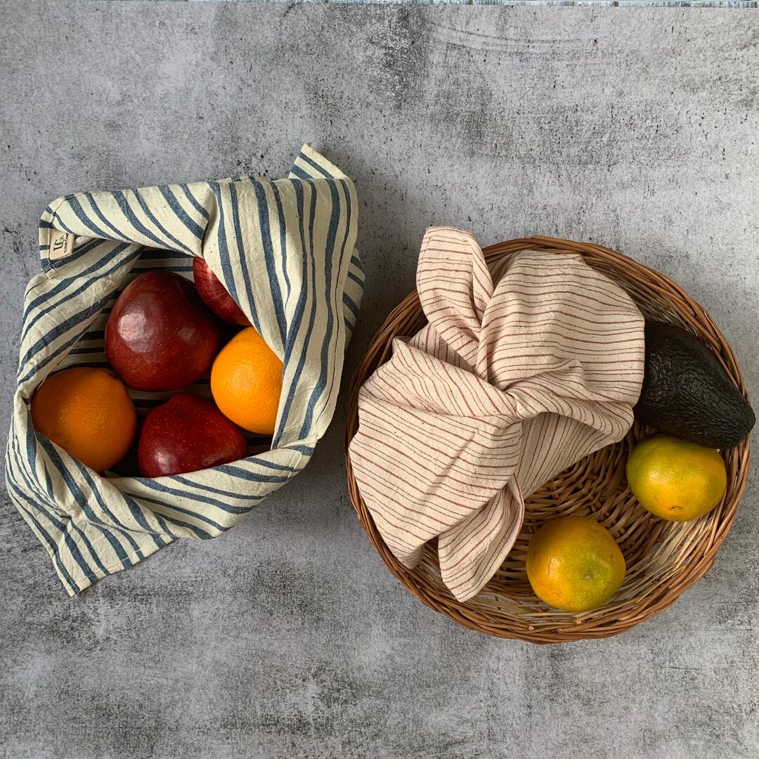 Organic Cotton Bento Bag, Bento Wrap in Indian Heirloom Cotton in ...