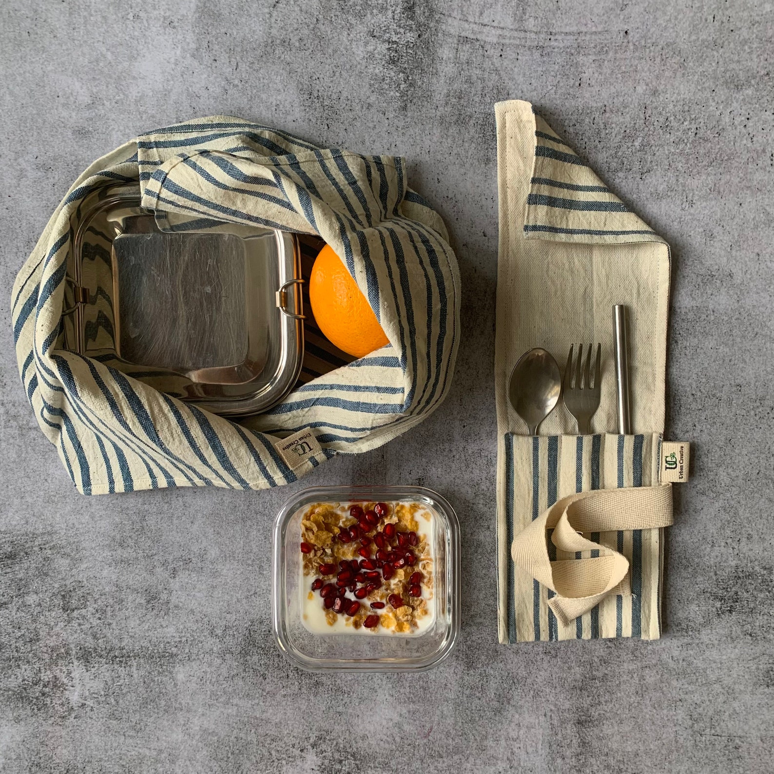 Organic Cotton Bento Bag Bento Wrap in Indian Heirloom Cotton | Etsy