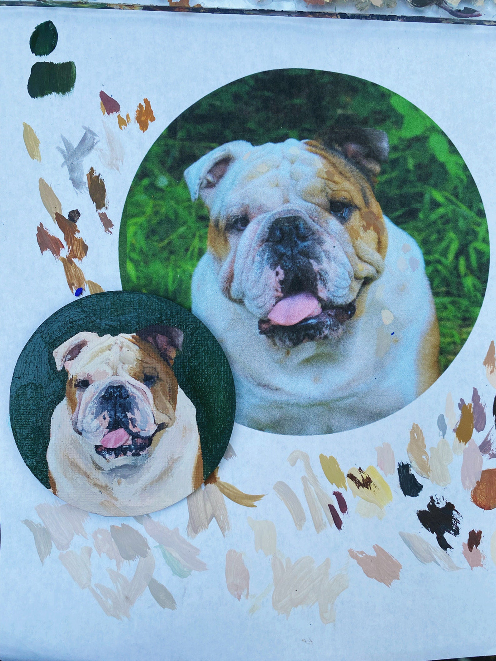 Mini Pet Portrait Magnet Painting - Etsy