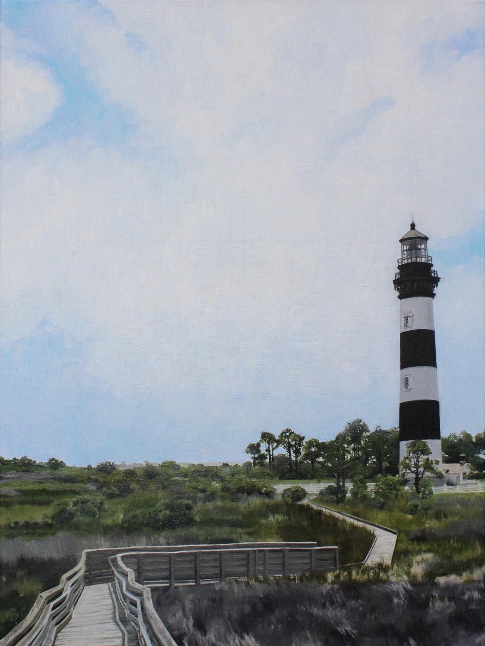Bodie Island Lighthouse, Art Print, Original Painting - Etsy