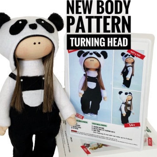 Doll Sewing Kit DIY Make Your Own Textile Rag Doll Christmas - Etsy