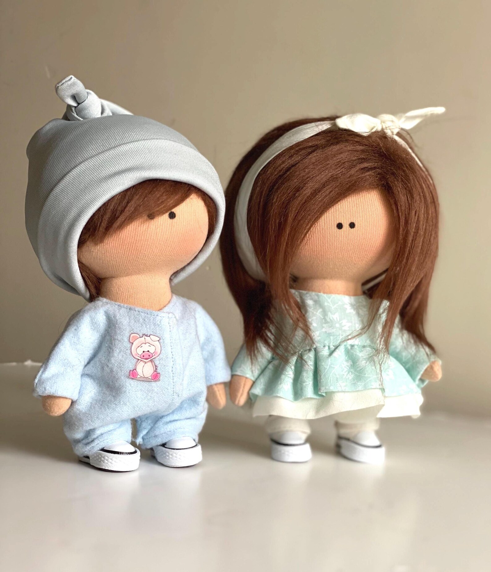 PDF Tutorial Doll Sewing Pattern Book Make Your Own Textile Rag Doll ...