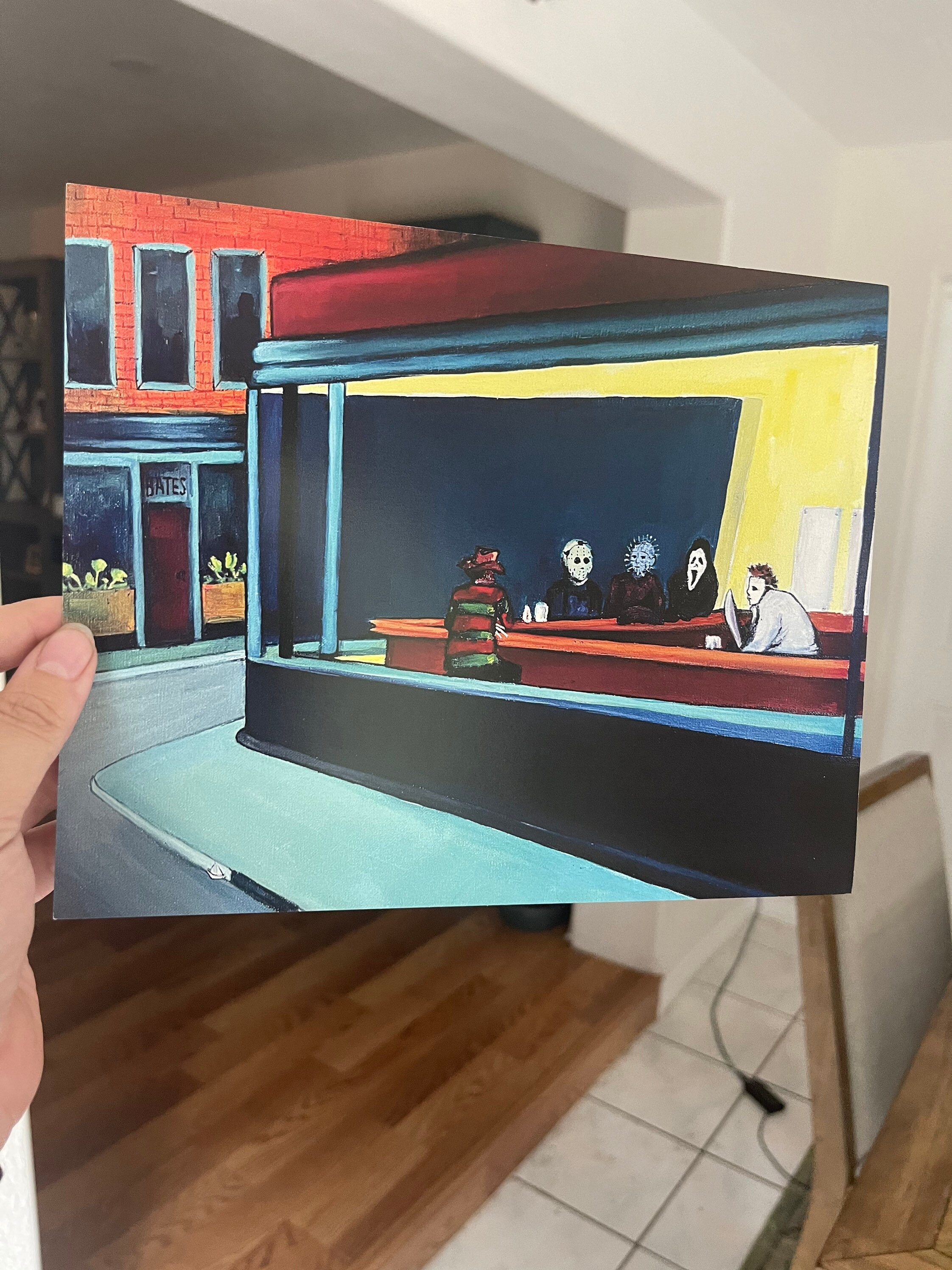 Night Stalkers Oil Painting, 8x10 Print, Fan Art, Cartoon Painting ...