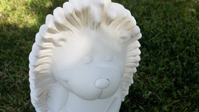 Hedgehog Garden Patio Statue Cute Animal Figure Sculpture - Etsy