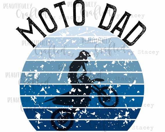 Moto Dad digital download sublimation png motocross moto | Etsy