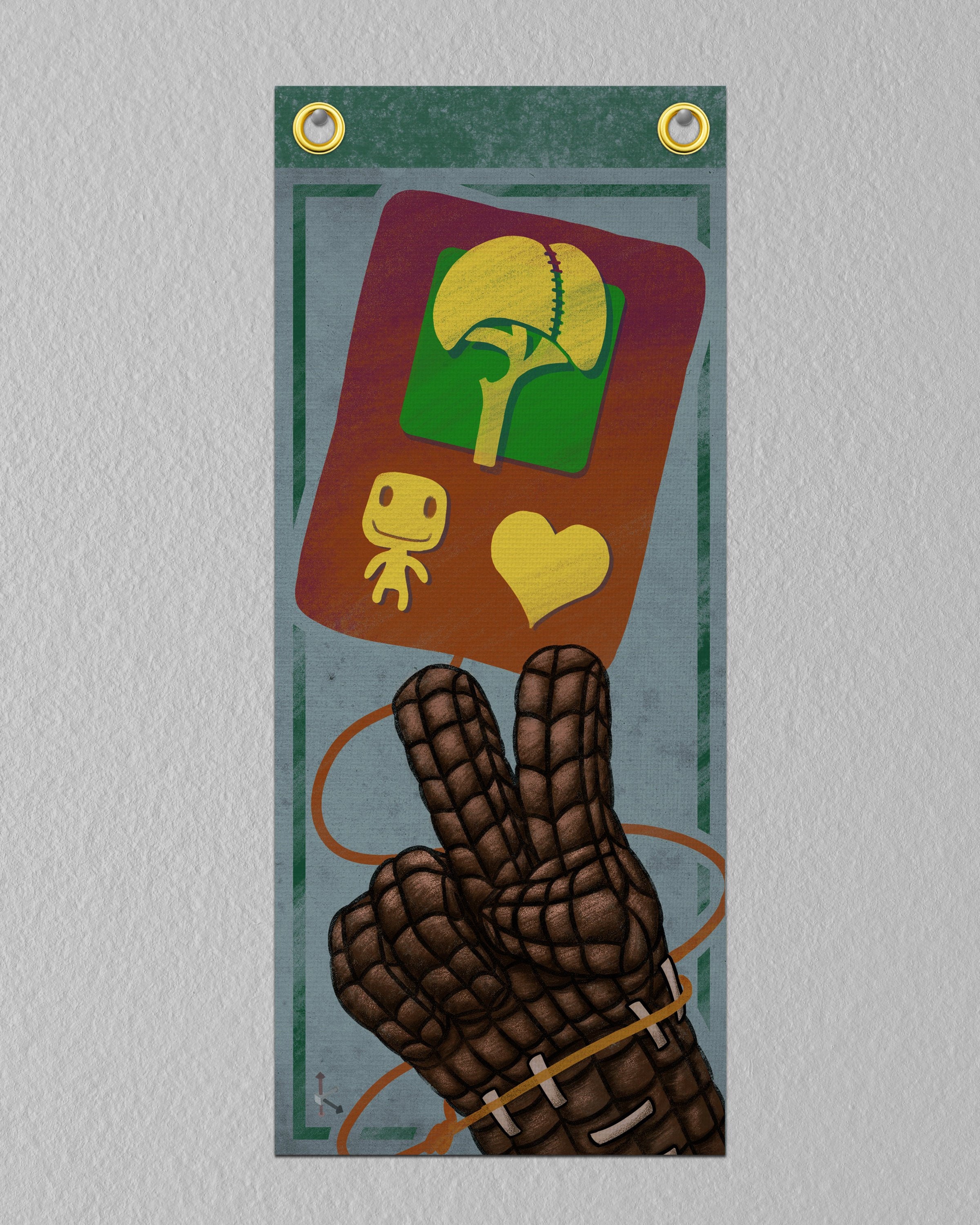 Sackboy / Little Big Planet - High Quality Vinyl Banner / Wall Poster ...