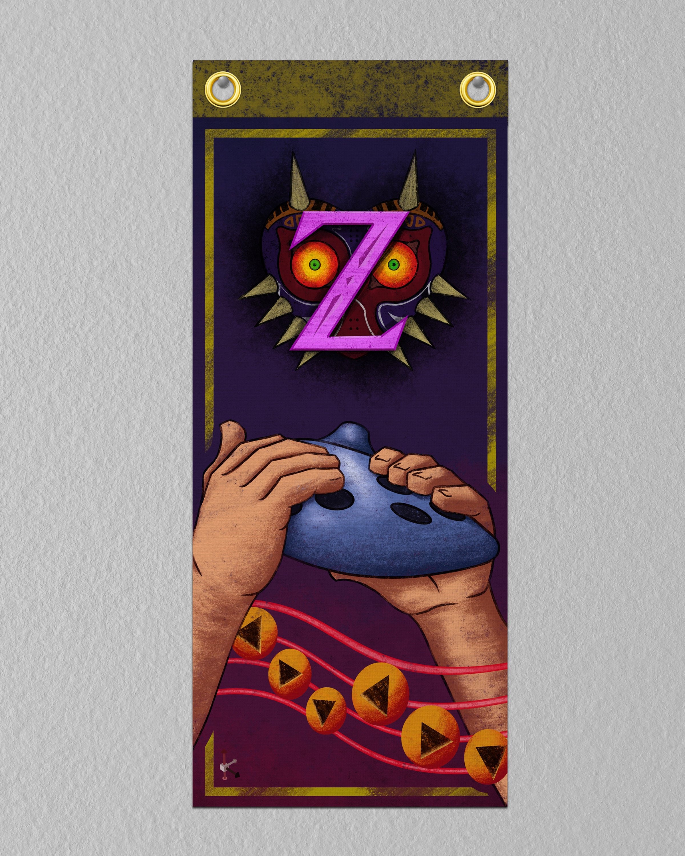 The Legend of Zelda Majora's Mask - High Quality Vinyl Banner / Wall ...