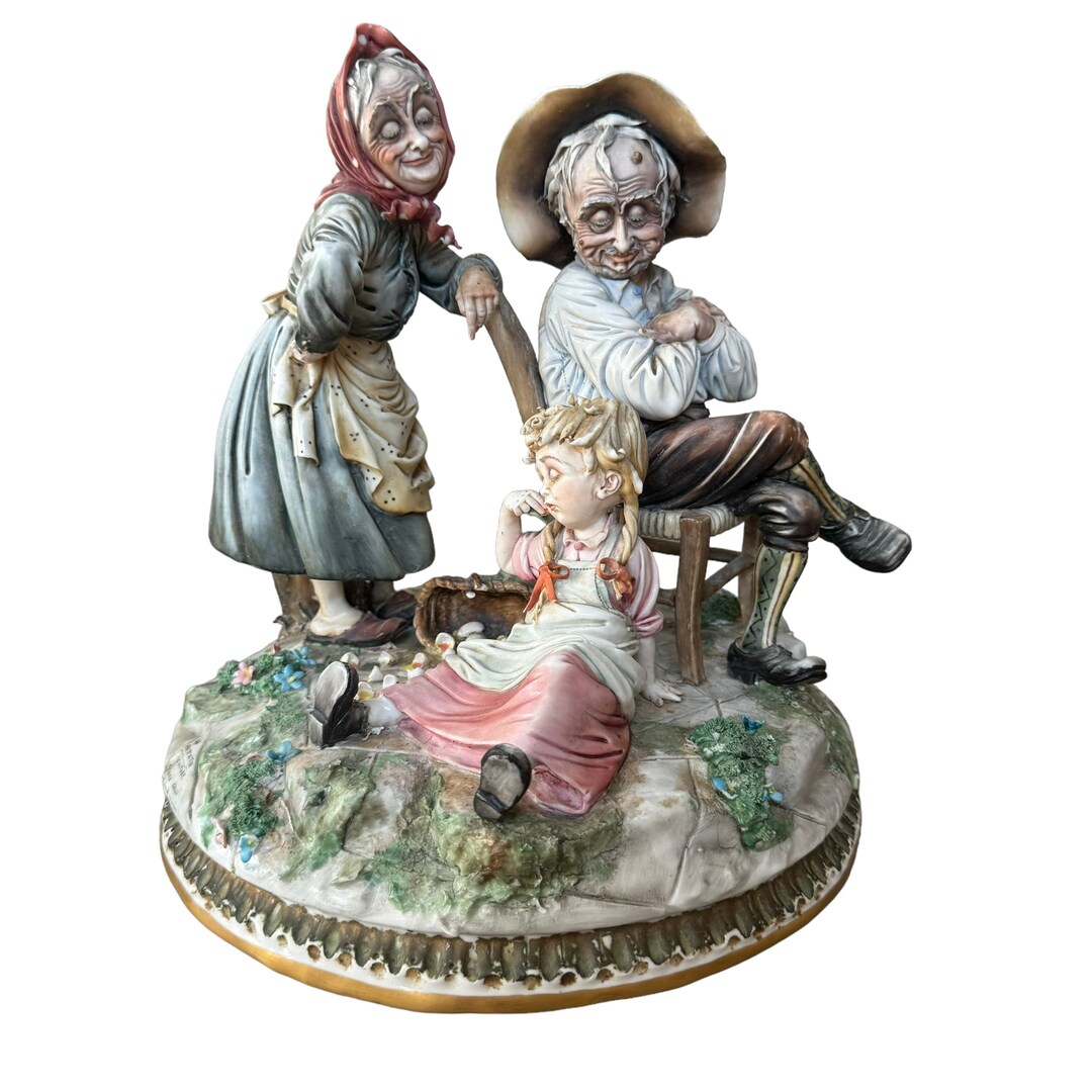 Vintage Tiziano Galli Porcelain Figurine Frittata Sculptore Girl Broken ...