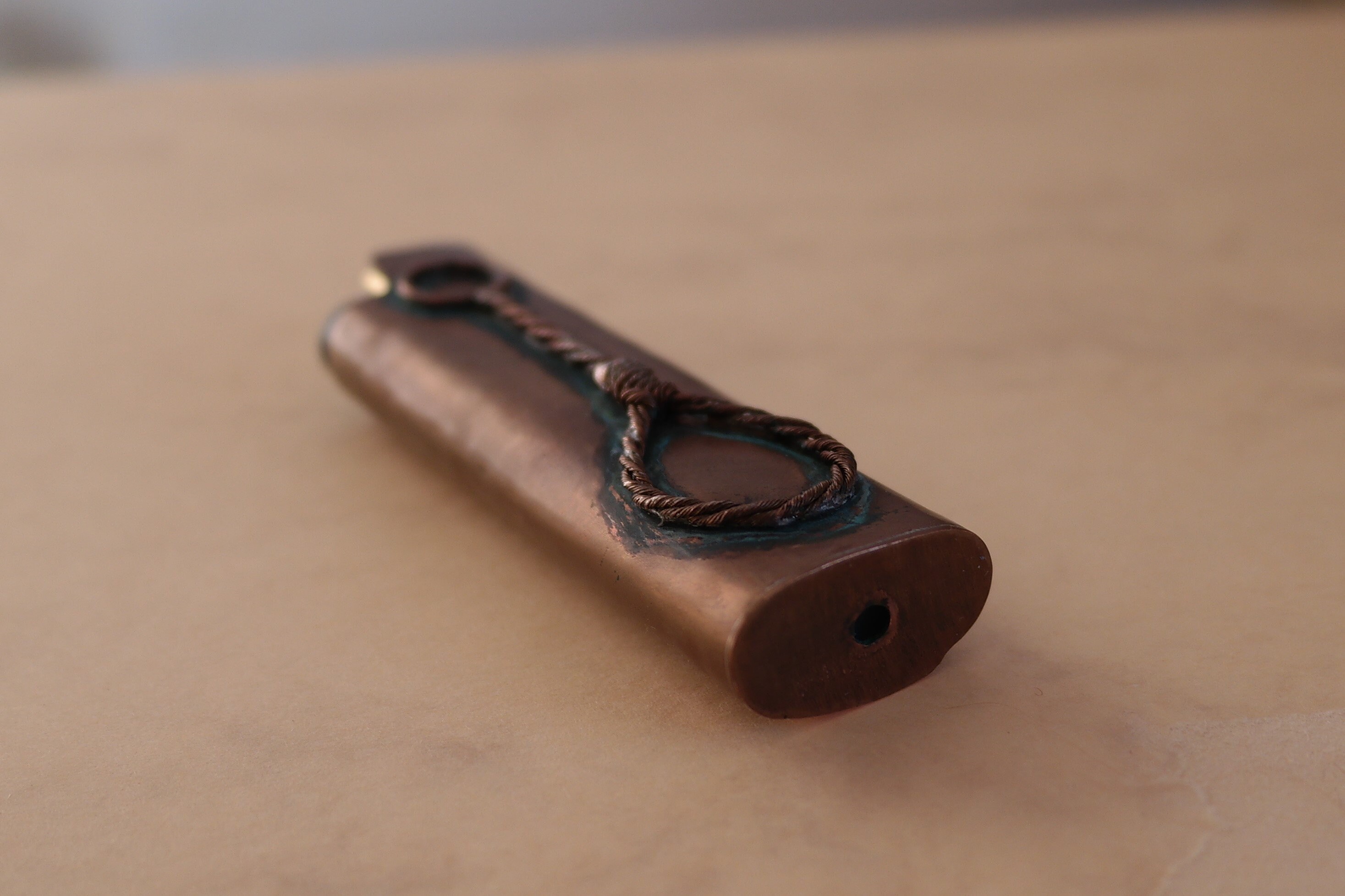 Noose Lighter Case, Handcrafted Copper Lighter Cover, Cricket Lighter ...
