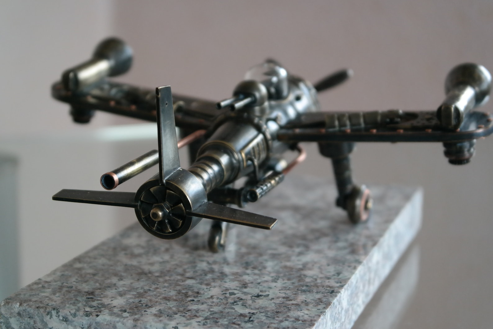 Steampunk Metal Aircraft Plane Sculpture Steampunk Machine - Etsy