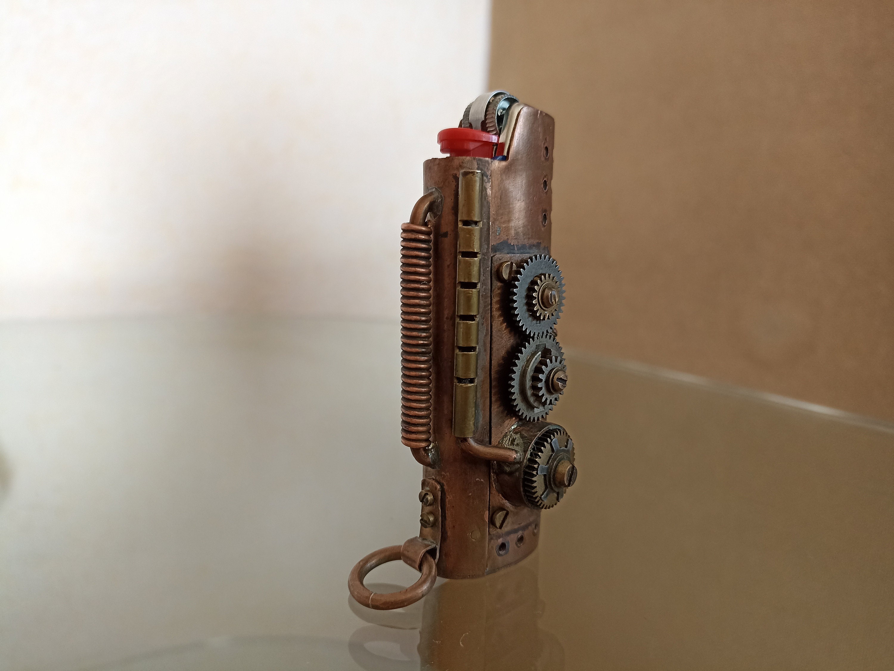 Steampunk Skull Lighter Case Lighter Case Handcrafted Copper - Etsy