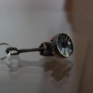 Steampunk Skull Piston, Alien Piston Keychain, Piston Connecting Rod ...