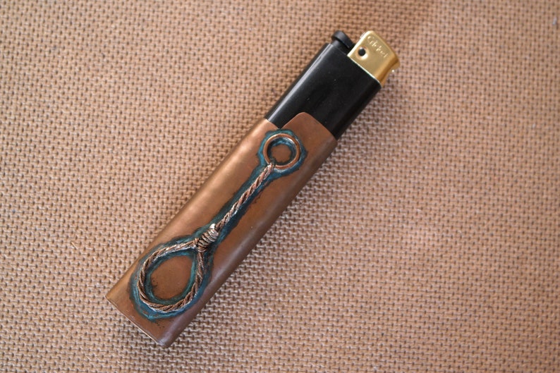 Noose Lighter Case Handcrafted Copper Lighter Cover Cricket - Etsy