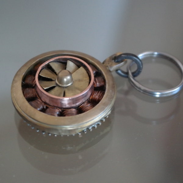 Steampunk Keyring - Etsy