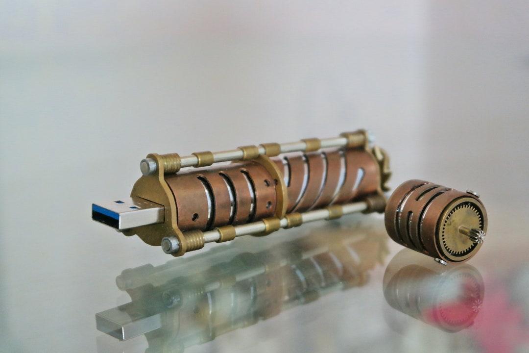 Steampunk Usb Flash Drive 32GB Turbine - Etsy