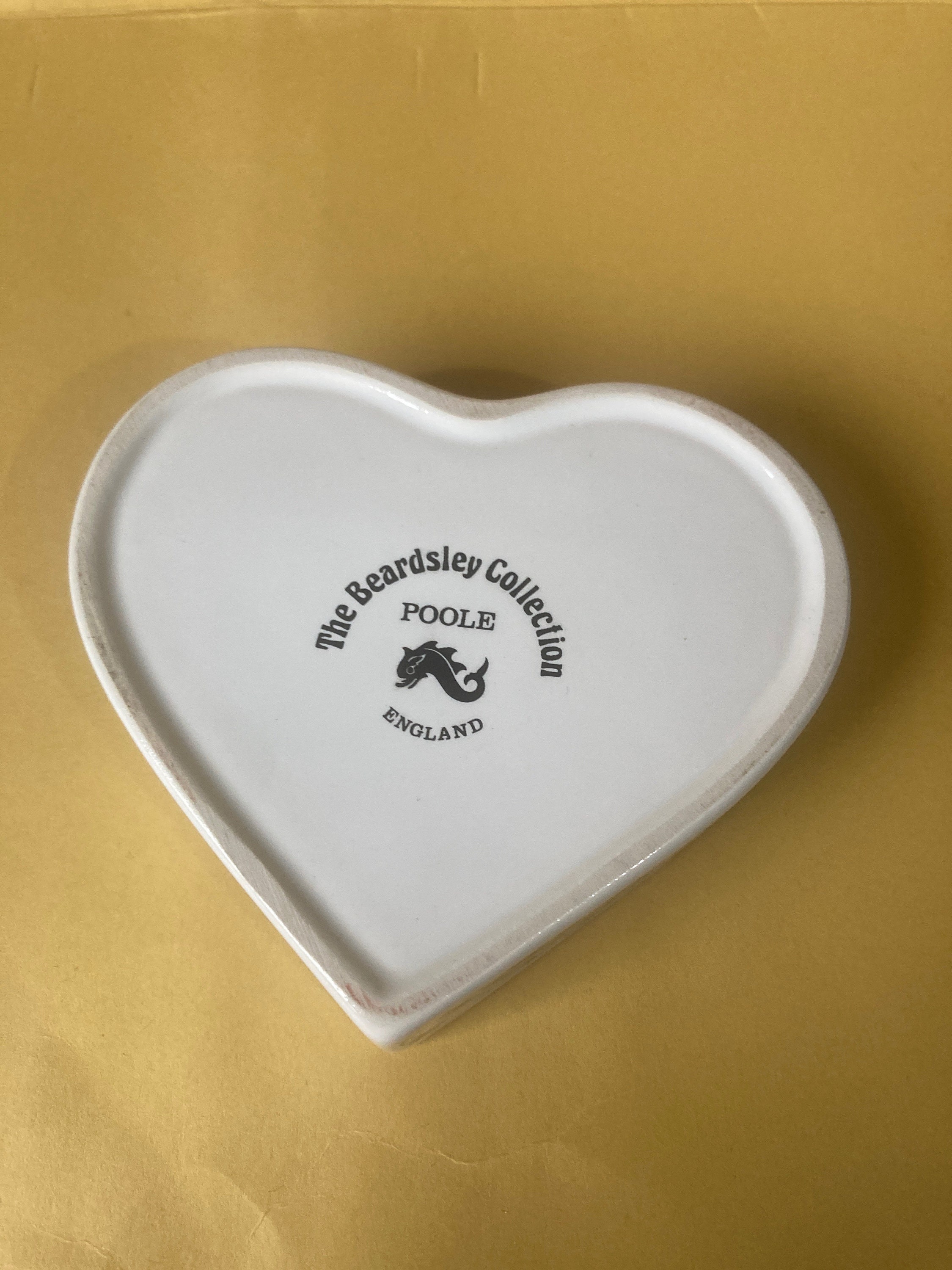 Poole Pottery the Beardsley Collection Heart-shaped Lidded - Etsy UK