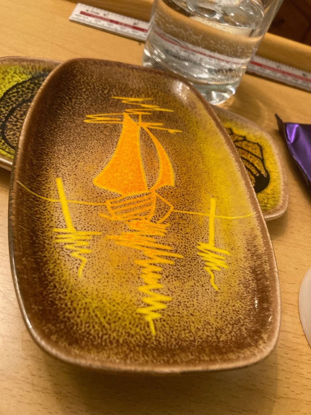 Poole Pottery Aegean Pattern Yacht Plate shape 361 C. 7 - Etsy