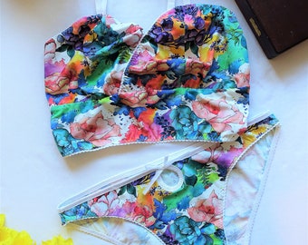Colorful Lingerie | Etsy