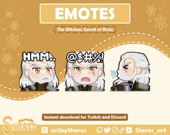 The Witcher Geralt Facepalm, Face Palm, Disappointed. EMOTE, EMOTES for ...