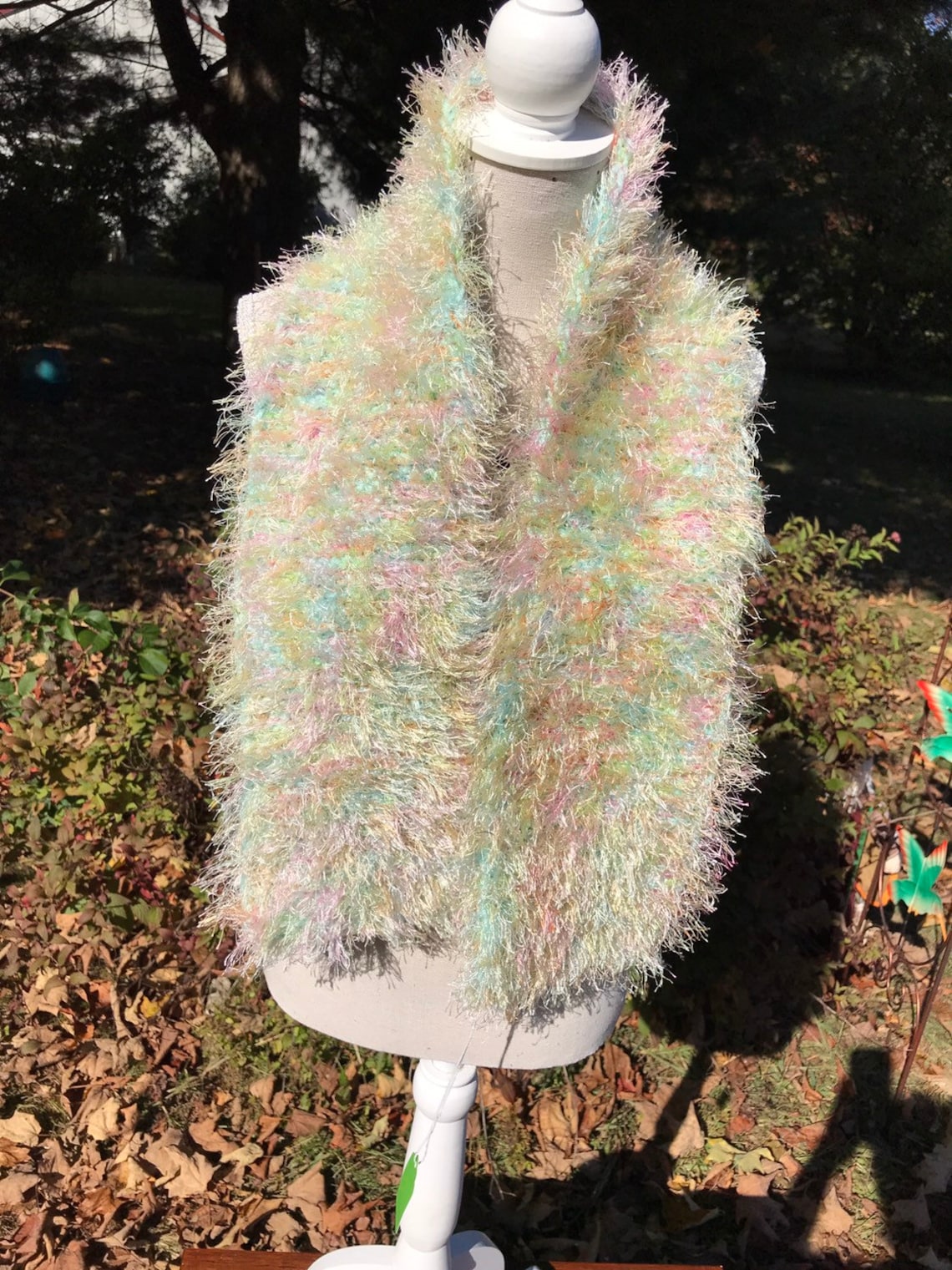 Multi-color Fuzzy Scarf for Ages 4-7 - Etsy