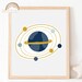 Solar System, Planets, Planet Poster, Solar System Print, Space Theme ...