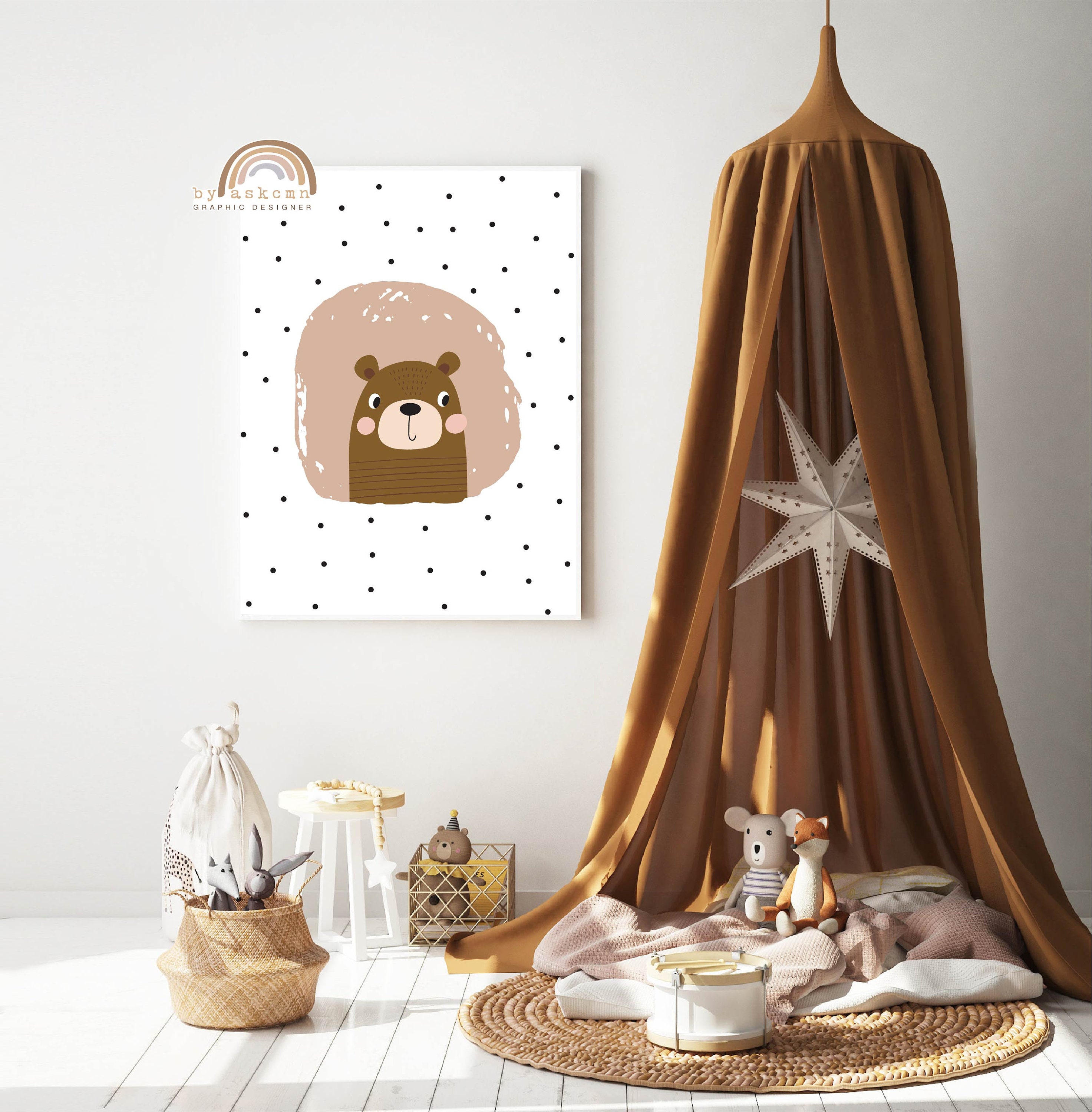Animals Nursery Print, Baby Room Poster, Baby Room Printable, Living ...