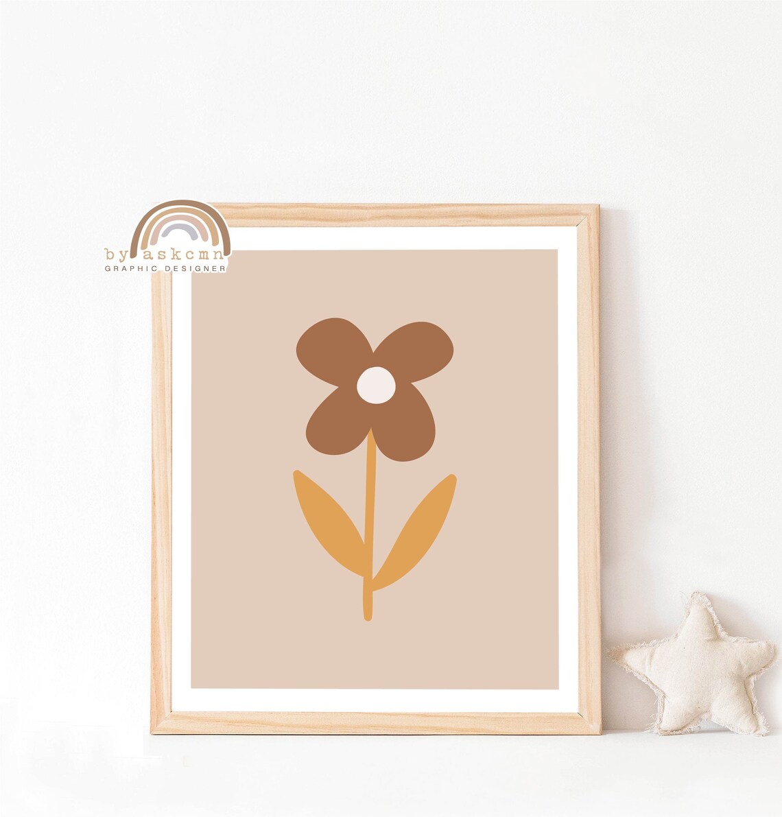 Living Room Art Print, Baby Room Poster, Neutral Nursery Decor, Boho ...