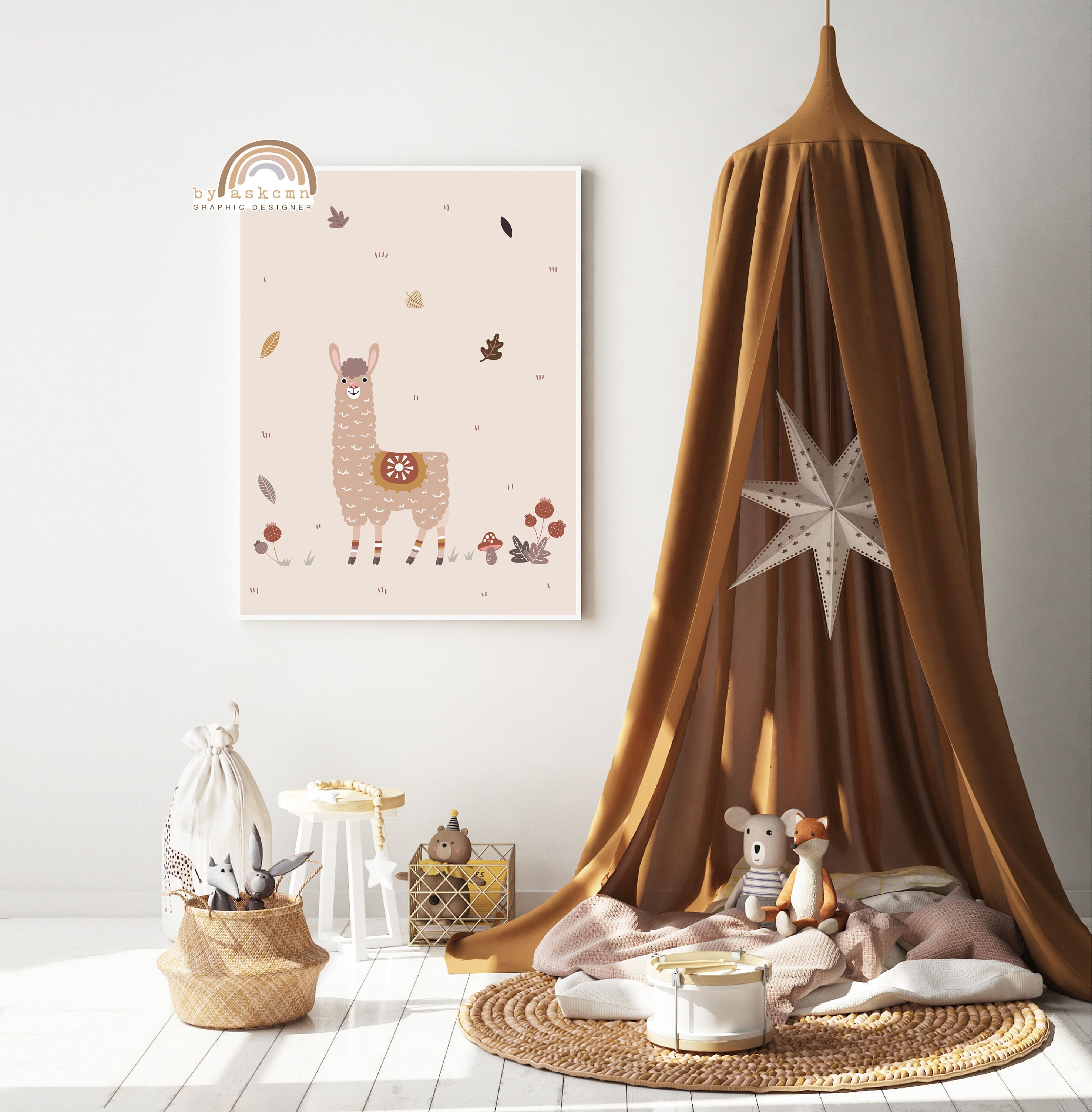 Alpaca Art Print, Llama Print, Alpaca Wall Art, Living Room Art ...