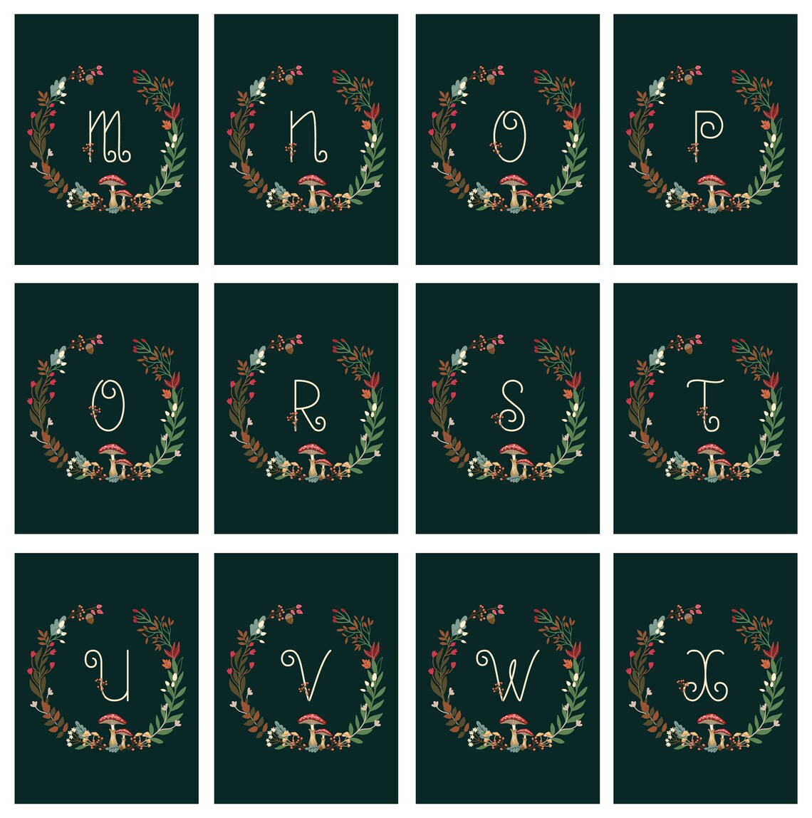 Custom Printable Letter, Letter Wall Decor, Nursery Wall Decor, Baby ...