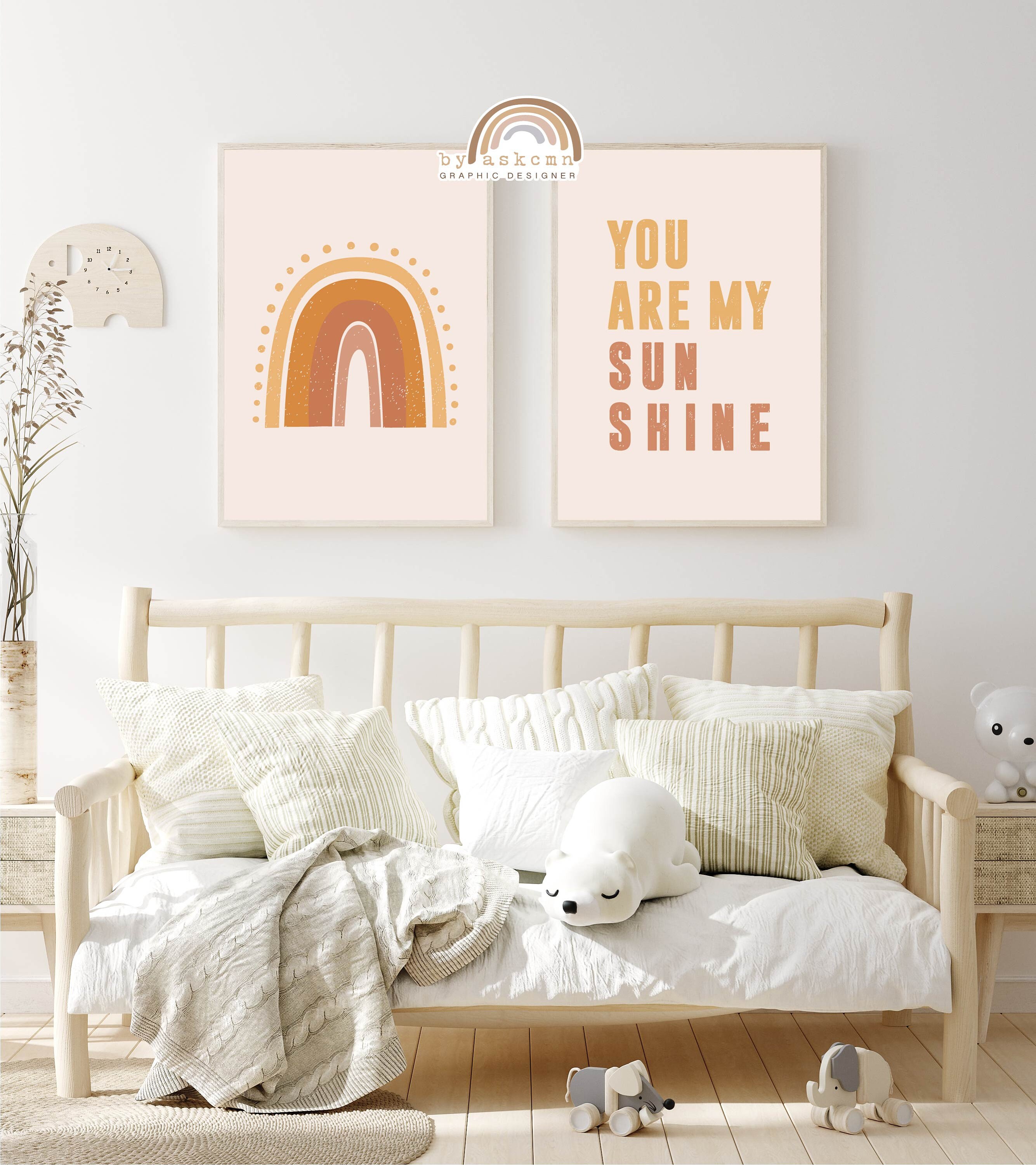 You Are My Sunshine Pastel Nursery Decor Nursery Wall Art - Etsy