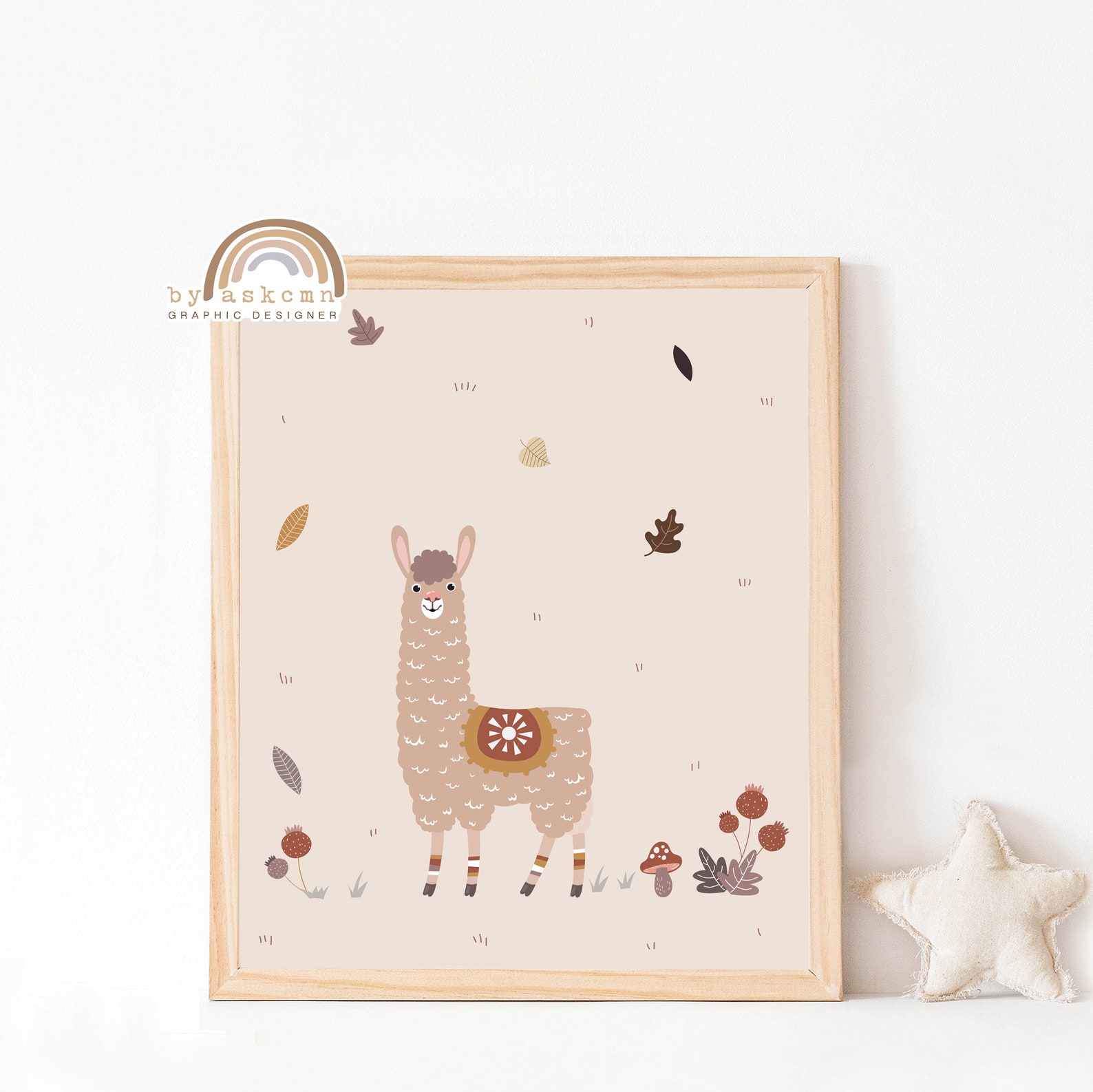 Alpaca Art Print, Llama Print, Alpaca Wall Art, Living Room Art ...