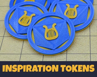 Dnd Inspiration Tokens - Etsy